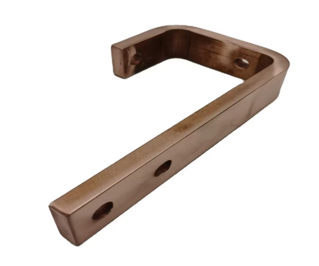 Copper busbar with bolt connection terminals
