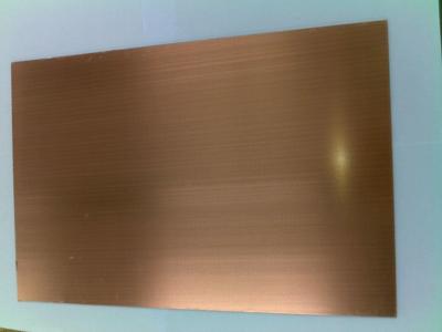 China 1000*2000mm Decorative Copper Sheets Red Rectangular T2 High Corrosion Resistance for sale