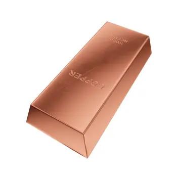 Cina Factory Wholesale 99.995% Copper Ingots/Bars With Red/Yellow Color in vendita
