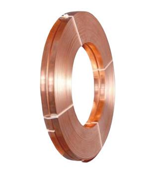 Cina Red T2 Copper Flat Strip Electrical Components 0.5-2mm Ultra Thin Copper Strip in vendita