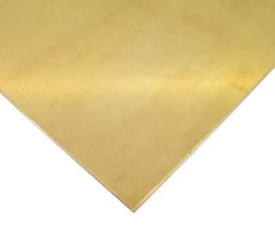 Cina Customizable Width For Brass Sheet With Grade H62 H59 H65 H68 H70 in vendita