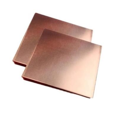 China TU1 TU2 Copper Sheet 3mm Polished Surface Red High Purity 99.97% Te koop