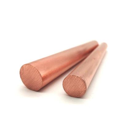 Cina High purity Diameter 3mm H65 H63 H68 Red Copper Round Bar For Welding Fixtures, etc in vendita