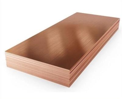 China High Purity Red Copper Sheet 4'X8' 99.9% Pure Copper Sheet 1mm Custom Sizes for sale