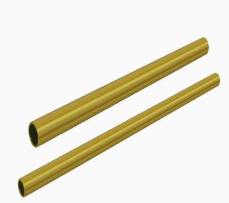 Quality 0.6mm To 1mm Threaded Thin Wall Brass Tube Custom For Decoration Machining for sale