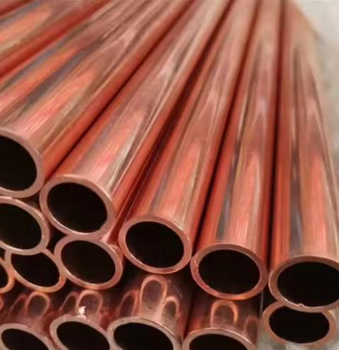 Quality 15mm Red Air Conditioner Copper Pipes 99.8% Pure Copper For Cooling Systems for sale