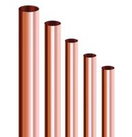Quality 99% 99.9% Pure Copper Pipe 15mm 20mm 25mm 3/8 Straight Pancake Tube for sale