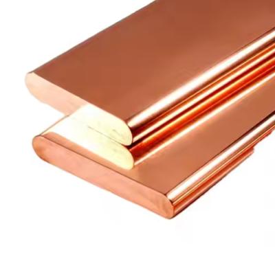 China C1100 T2 Round Copper Bus Tube Flat Rod Steel Busbar 3mm 6mm 8mm for sale