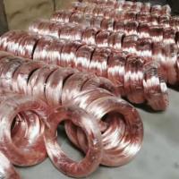 China High Content Pure Red Copper Wire Polished With Spool Customization for sale