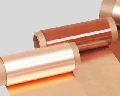 China Lithium Ion Battery Anode Substrate Copper Foil 8um 9um 10um 12um 15um Double Shiny for sale