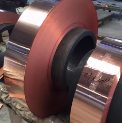Cina Laminato di rame C11000 in rotolo, nastro di rame da 25 mm, larghezza personalizzabile in vendita