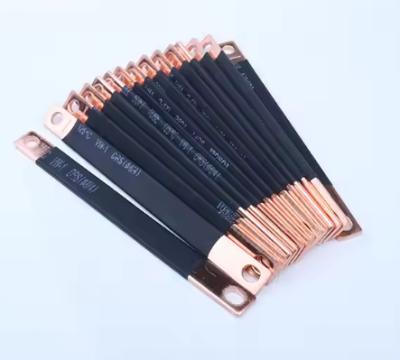 China Insulated Custom Flat Battery Flexible Copper Bus Bar 380V for sale