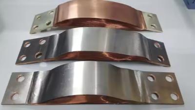 中国 高電流銅フレキシブルバスバー部品、ソフト接続、ディスコネクタ、ポリマー溶接、銅T2 販売のため