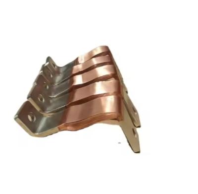 China Flexible Busbar Parts High Current Copper Soft Connection Disconnector Polymer Welding Copper T2 for sale