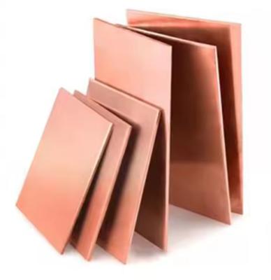 China T2 Pure Copper Plates 3mm 5mm 20mm Thickness C11000 C10100 4 X 8ft for sale