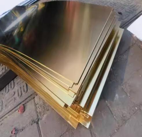 Quality 3mm Gold Plated Brass Copper Sheet C22000 Custom Corrosion Resistant for sale