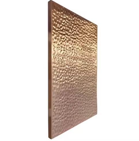 Quality Decorative Hammered Copper Sheet Metal Wall Cladding For Wall Home Decoration for sale