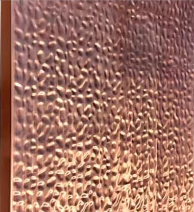 Quality Decorative Hammered Copper Sheet Metal Wall Cladding For Wall Home Decoration for sale