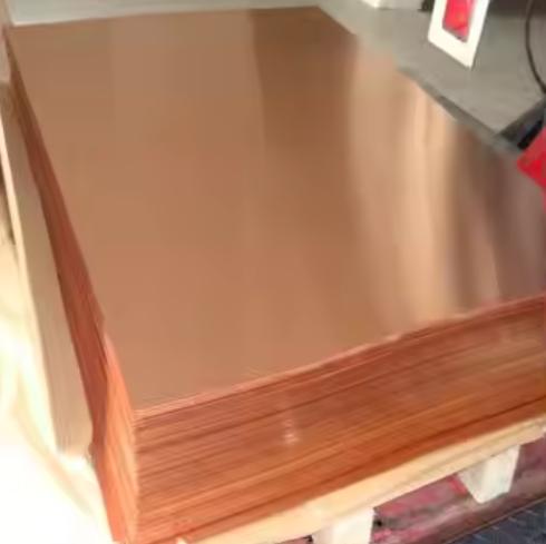 Quality 0.5mm-0.8mm Industrial Decorative Copper Sheets C11000 Pure Copper Sheets for sale