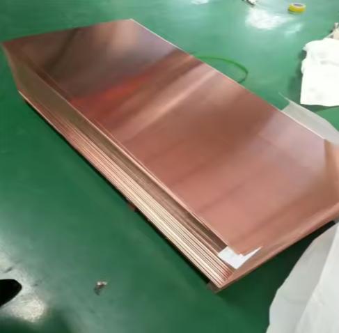 Quality 0.5mm-0.8mm Industrial Decorative Copper Sheets C11000 Pure Copper Sheets for sale
