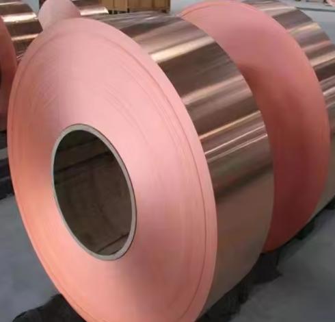 Quality Bright Bronze Red Decorative Copper Strip In Coil For Interior T2 C10100 C10300 for sale