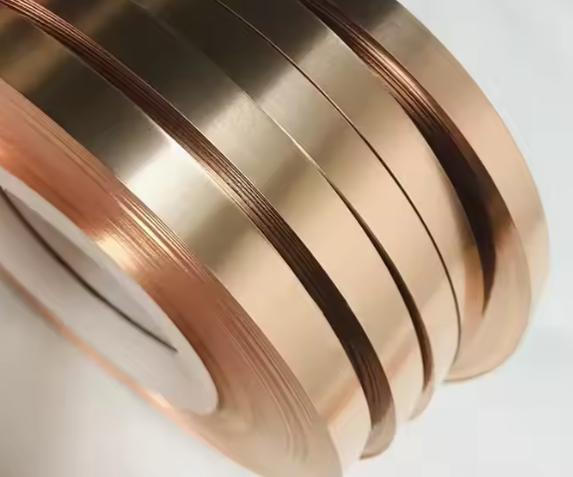 Quality Bright Bronze Red Decorative Copper Strip In Coil For Interior T2 C10100 C10300 for sale