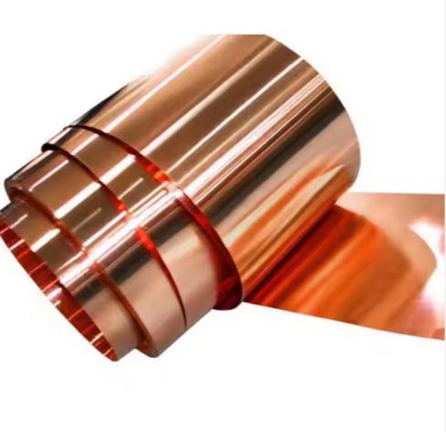 Quality 0.05mm Red Copper Strip Coil 99.9% For Industrial Manufacturing Applications for sale