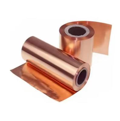 Cina 0.05mm Red Copper Strip Coil 99,9% Per applicazioni di produzione industriale in vendita