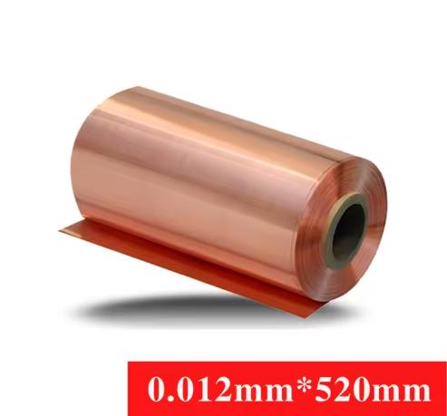 Quality 0.01mm Thickness Electrolytic Copper Foil Strip Custom Size Fast Shipping for sale