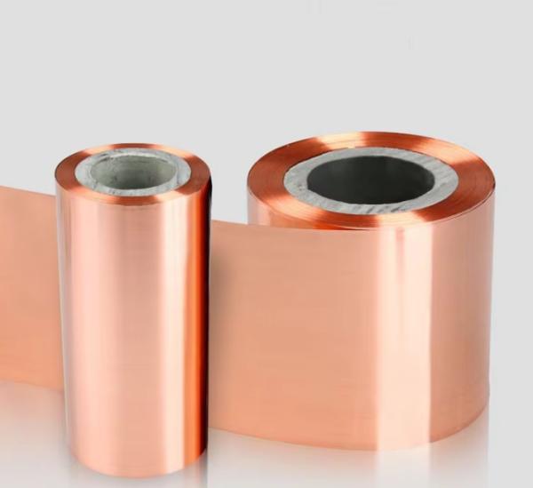 Quality 0.01mm Thickness Electrolytic Copper Foil Strip Custom Size Fast Shipping for sale