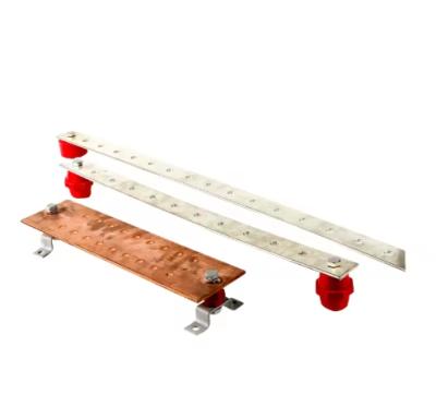 China Premium Copper Busbar Power Distribution System | High-Current Equipotential Grounding Bar | Customizable OEM Solution for sale