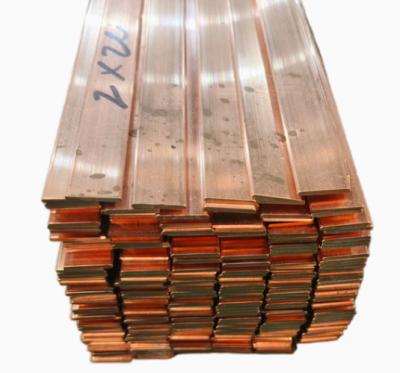 China 101.6X6.35X2540mm ASTM B280 Copper Flat Bar Copper Busbar for sale