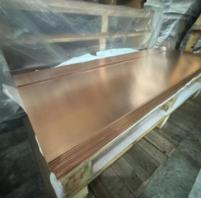 China C1100 99.9% Purity Red Copper Plate for Electrical Equipment with Custom Cutting and Bending for sale