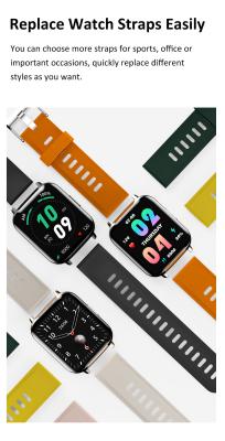Cina Monitor di sforzo dello Smart Watch di forma del quadrato del ODM 3ATM multiuso in vendita