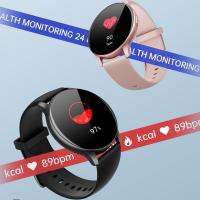 China Wearable Mobile Smartwatch In Circle Shape Multifunctional 240x240 for sale