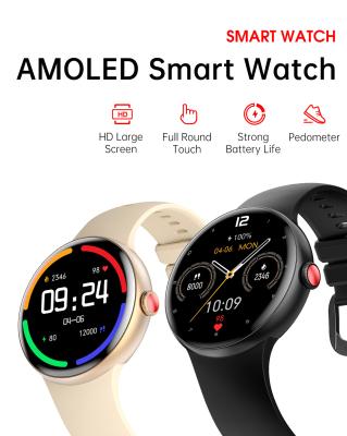 Cina Smart Watch di forma di giro della lega di alluminio con pressione sanguigna ed ossigeno in vendita