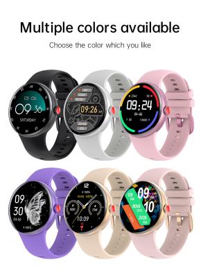 Cina Smart Watch di forma di giro della lega di alluminio con pressione sanguigna ed ossigeno in vendita