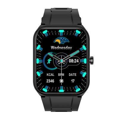 Cina Smart Watch quadrato di forma con il messaggio rapido di funzione del monitor di sonno della batteria 240mAh in vendita