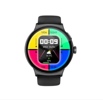 中国 Round AMOLED Smart Watch With Weather Sleep Health Tracking Calling Message Reply 販売のため
