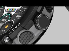 1.39'' IP68 TPU GPS Smart Watch Multifunctional With TFT Screen