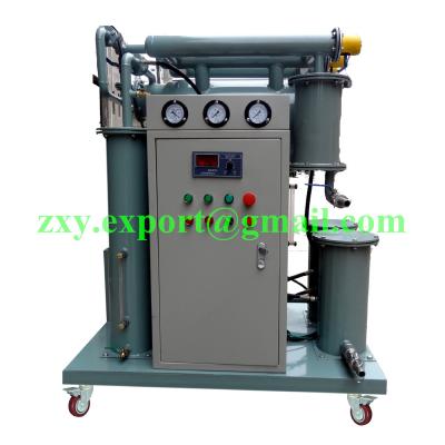 China High Efficiency Portable Type Single Stage Vacuum Transformer Oil Purifier for sale