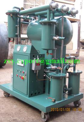 China 600 L/H High Efficiency Portable Vacuum Transformer Oil Filtration Plant for sale