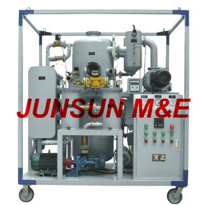 China High Vacuum and Good Performance Transformer Oil Dehydrator / Oil Purifier with Superior Quality for sale