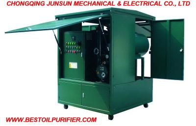 China Full Enclosed Movable Type High Efficiency Made by Junsun Transformer Oil Dehydration & Degasification Plant for sale