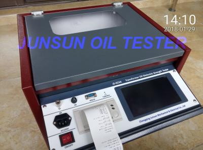 China MADE BY JUNSUN IEC-60156/ASTM D-877/ASTM D-1816 Transformer Oil Dielectric Rigidity & BDV Tester for sale
