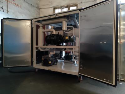 China 3000 LPH Canopy Enclosed Type Transformer Oil Treatment & Dehydration Plant Equipped with Automatic PLC for sale