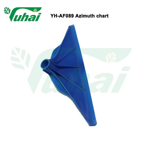 bleu Scraper en plastique pour les pièces d'alimentation du bétail et de la machine à traire Durable