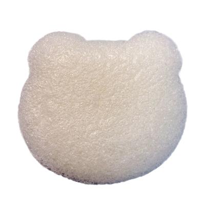 Cina Konjac Honeycomb Neonato Spugna da bagno per bambini Giallo in vendita