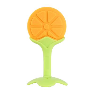 中国 リンゴ 2色 柔らかいゴム シリコン ベビー歯具 食品グレード 乳児用 歯入れ サイズ 8*7.3cm 体重 44g 販売のため