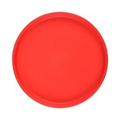 Cina Golden Mushie Suction Childrens Silicone Plates Microwaveable Food Grade With Size 18*18*3.0 cm And Weight Is 200 Gram in vendita